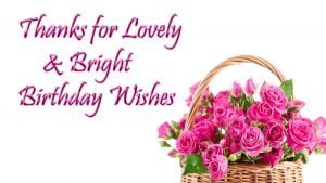 Thank You For Birthday Wishes Images | Birthday Wishes Reply