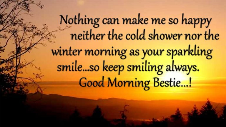Good Morning Bestie | Morning Wishes For Best Friend