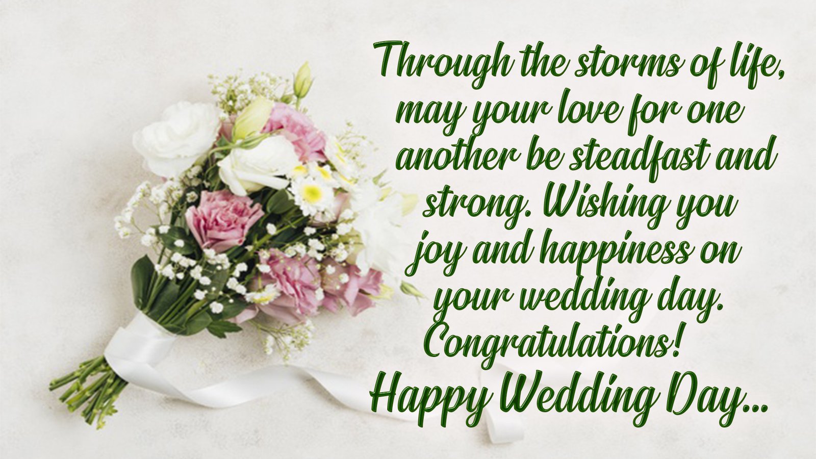 Happy Wedding Wishes & Messages For Everyone | Marriage Greetings