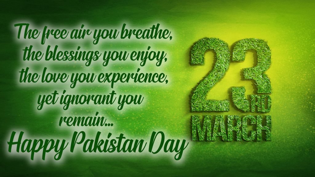 Happy Pakistan Day Wishes & Quotes Images | 23rd March