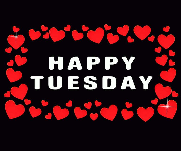 Happy Tuesday GIF Animated Images With Wishes, Quotes & Messages