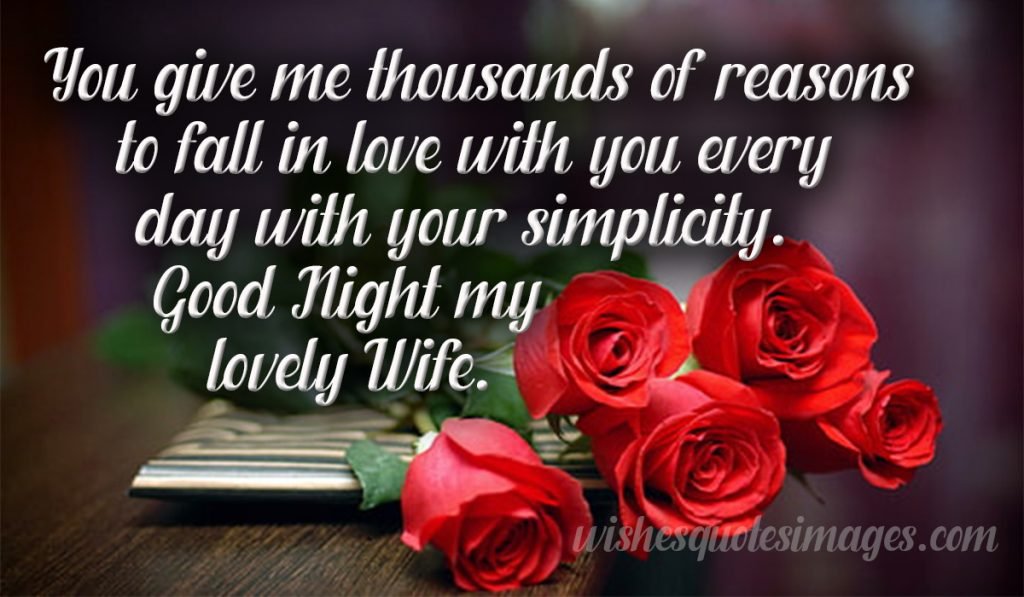 Good Night Messages For Wife | Good Night My Wife
