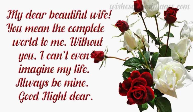 Good Night Messages For Wife | Good Night My Wife