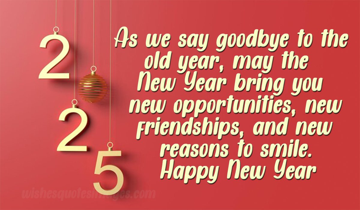 Happy New Year Cards 2025 With Greetings & Messages