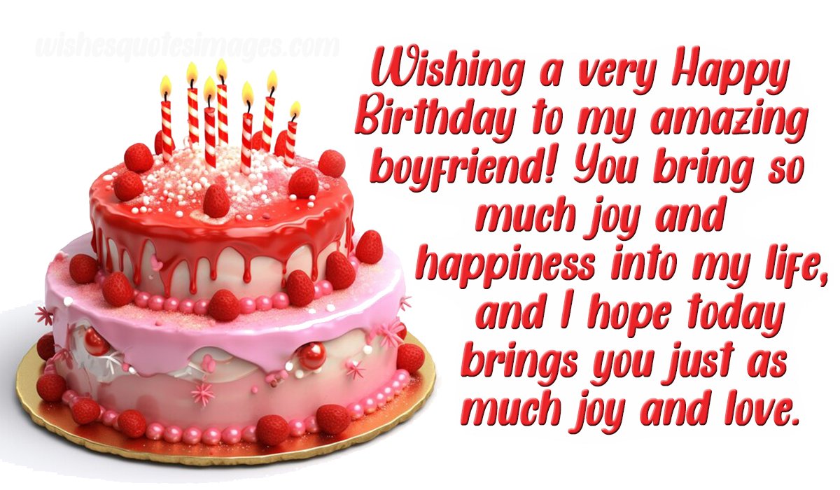 Happy Birthday Wishes & Messages For Boyfriend