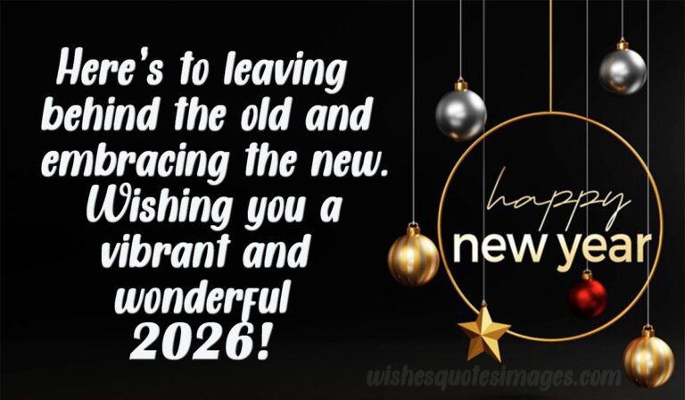 Happy New Year 2026 Wishes Quotes