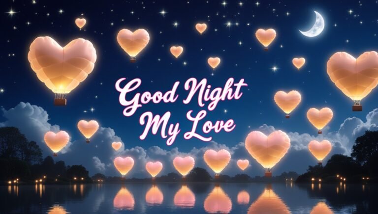 Good Night My Love Images With Romantic Wishes
