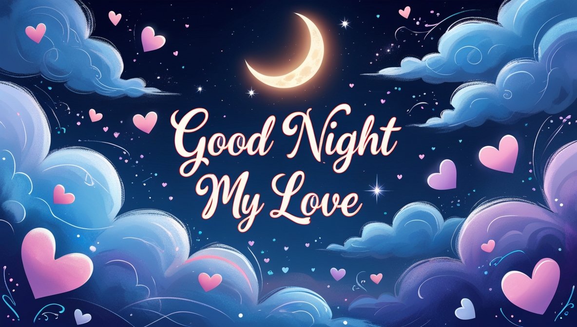 Good Night My Love Images With Romantic Wishes