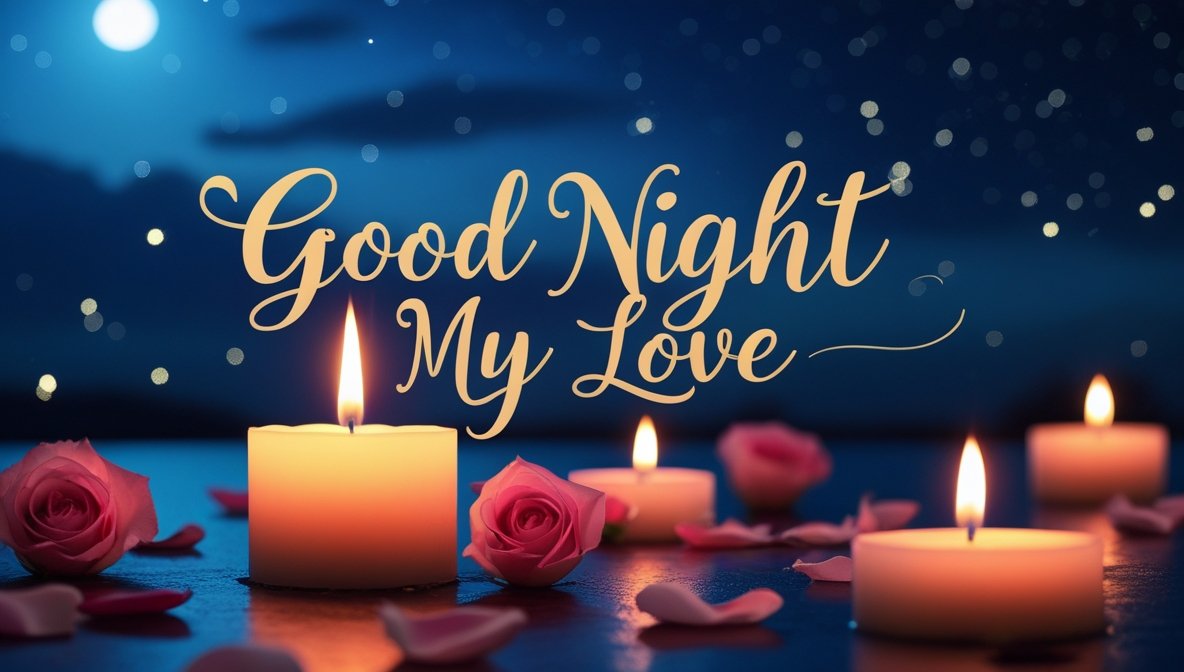 Good Night My Love Images With Romantic Wishes
